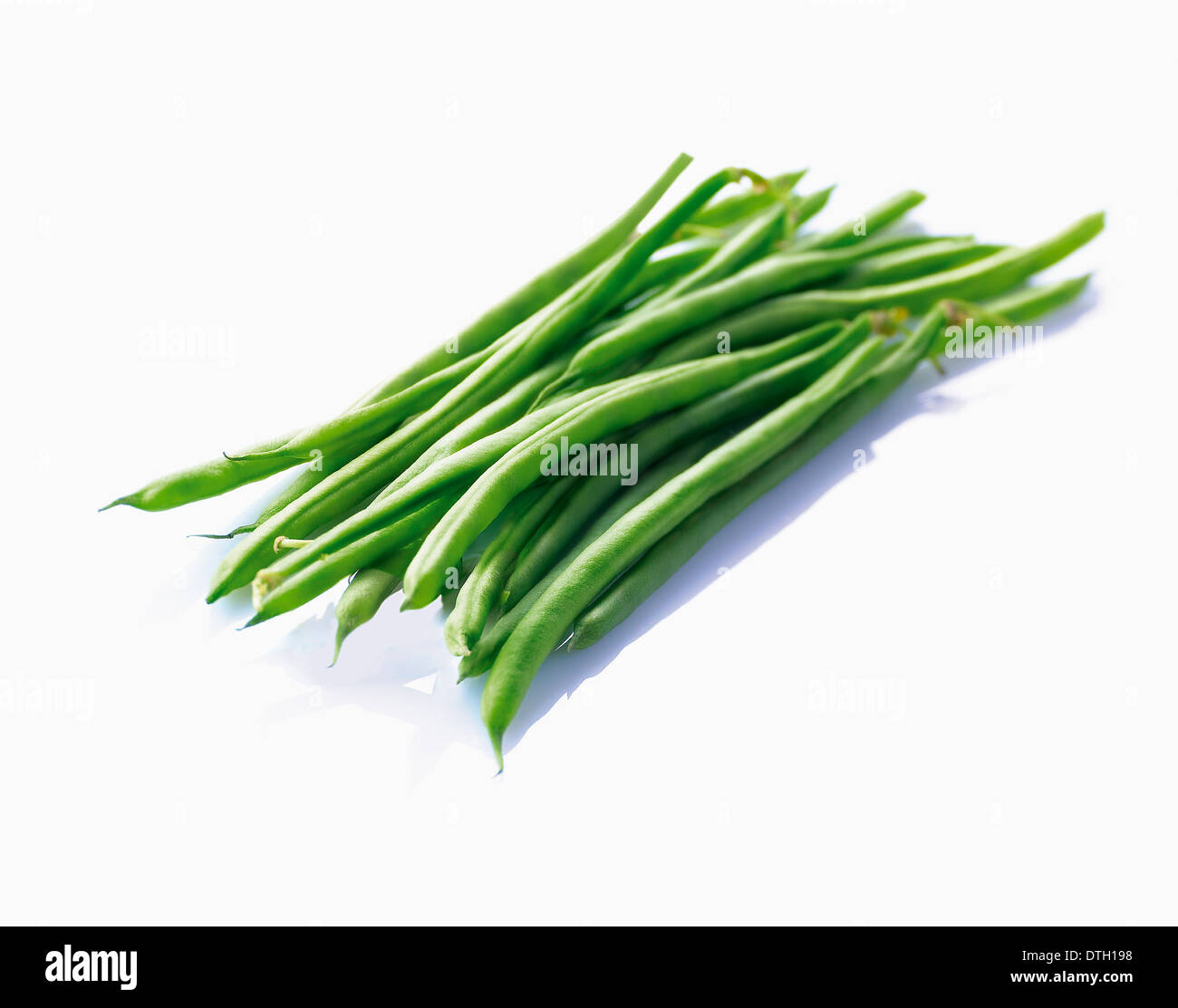 Cut-out green beans Stock Photo - Alamy