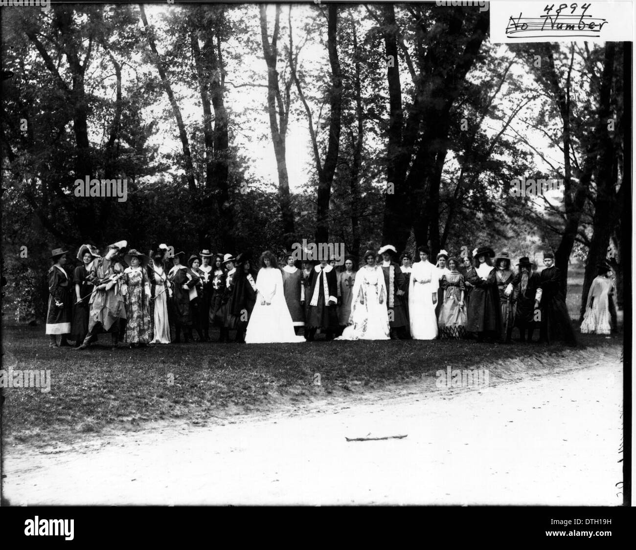 This historical group portrait from Tree Day 1902 at Western College ...