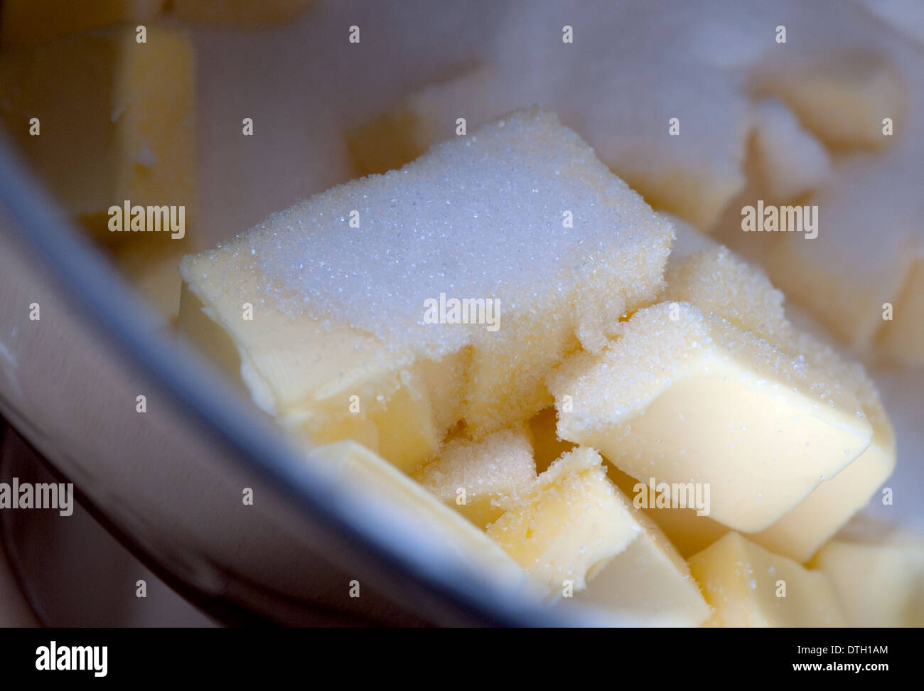 Butter cubes in a bowl hi-res stock photography and images - Alamy