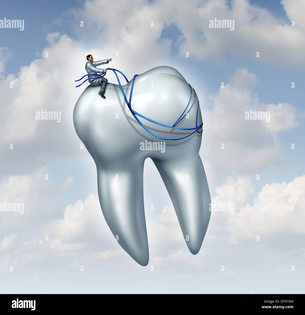 Dentist advice for dental health care and teeth checkup medical concept ...