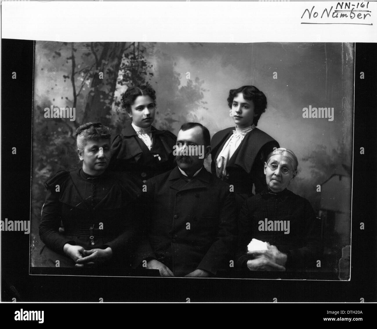 Four group portraits Black and White Stock Photos & Images - Alamy