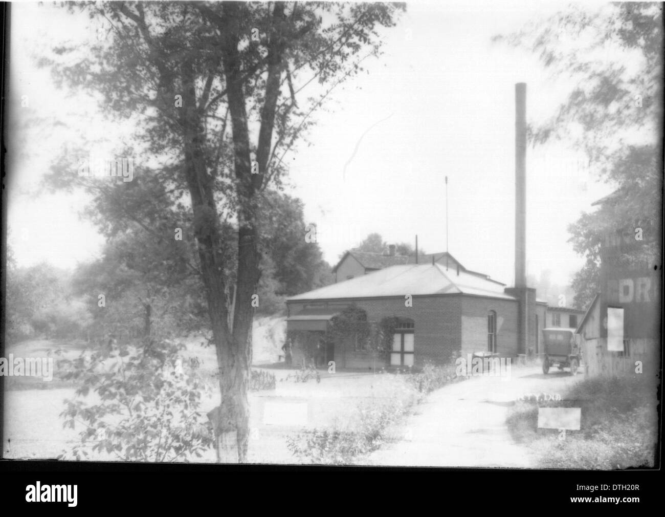 Old waterworks Black and White Stock Photos & Images - Alamy