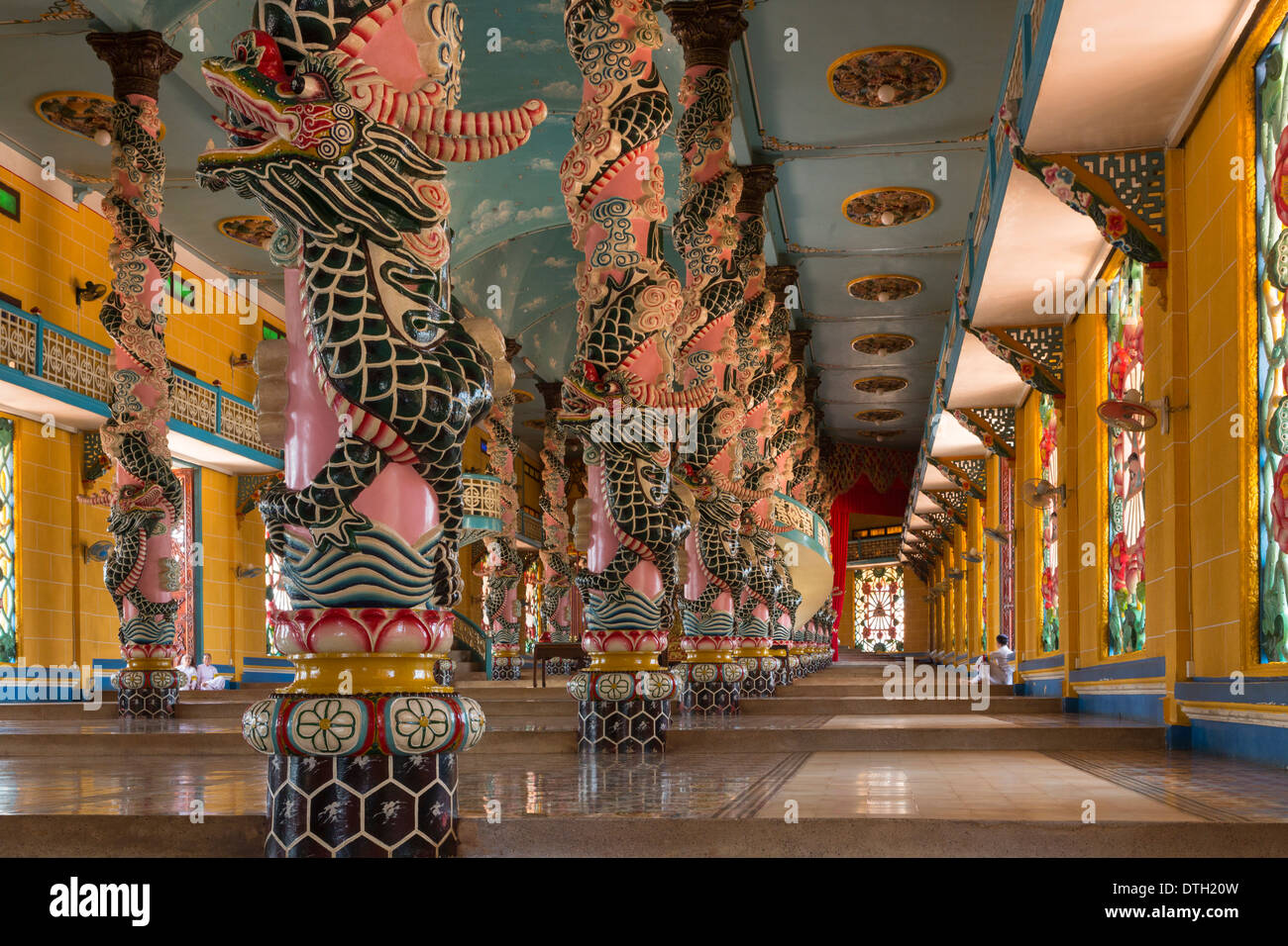 Cao dai temple interior hi-res stock photography and images - Alamy