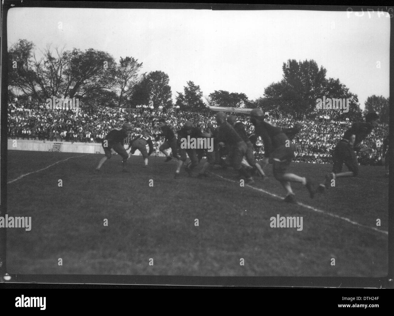 This historical photograph from the 1926 football game between Miami ...