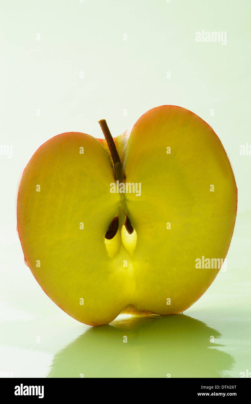 Slice of apple Stock Photo - Alamy