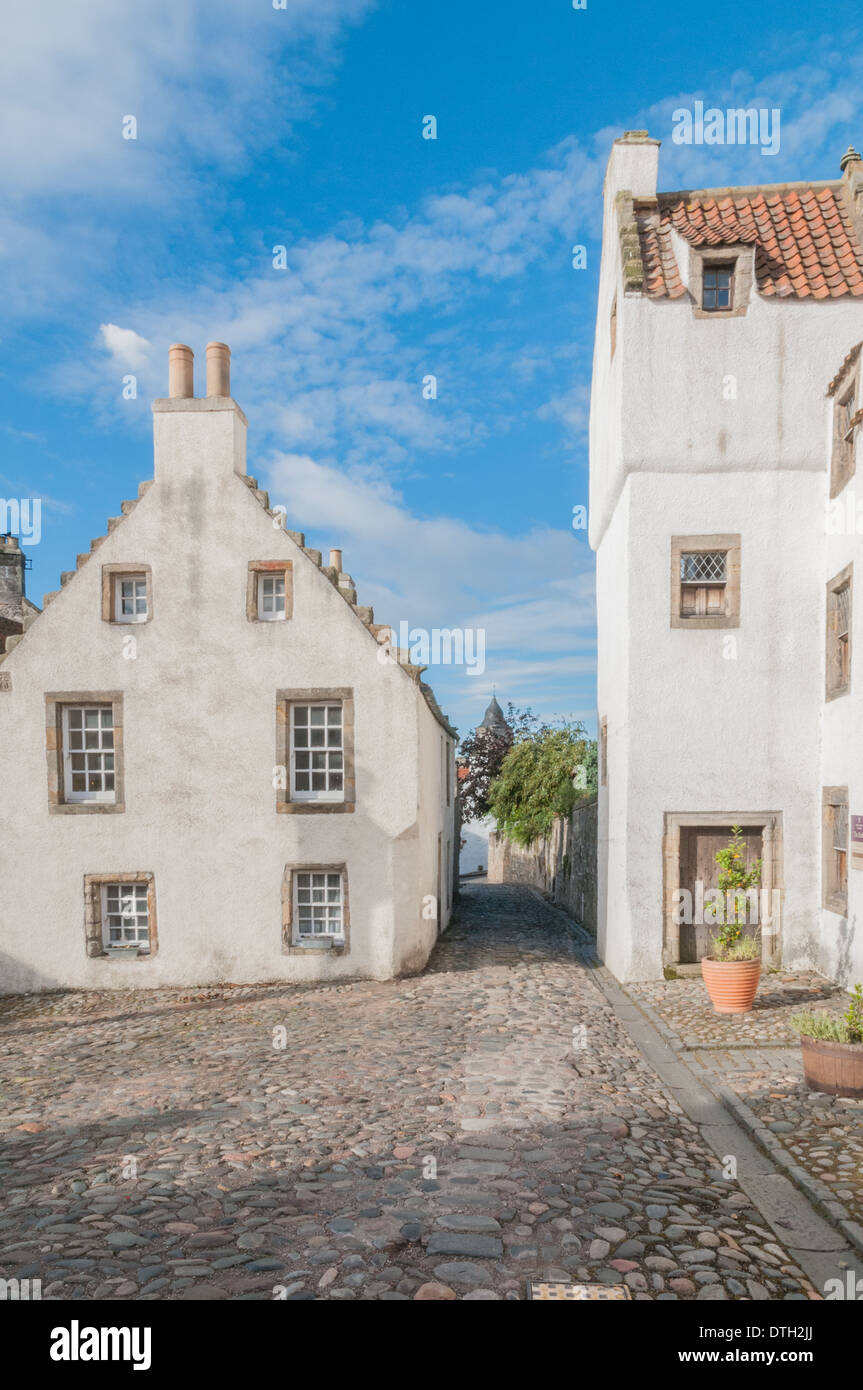 Old houses in Culross Fife Scotland Stock Photo - Alamy