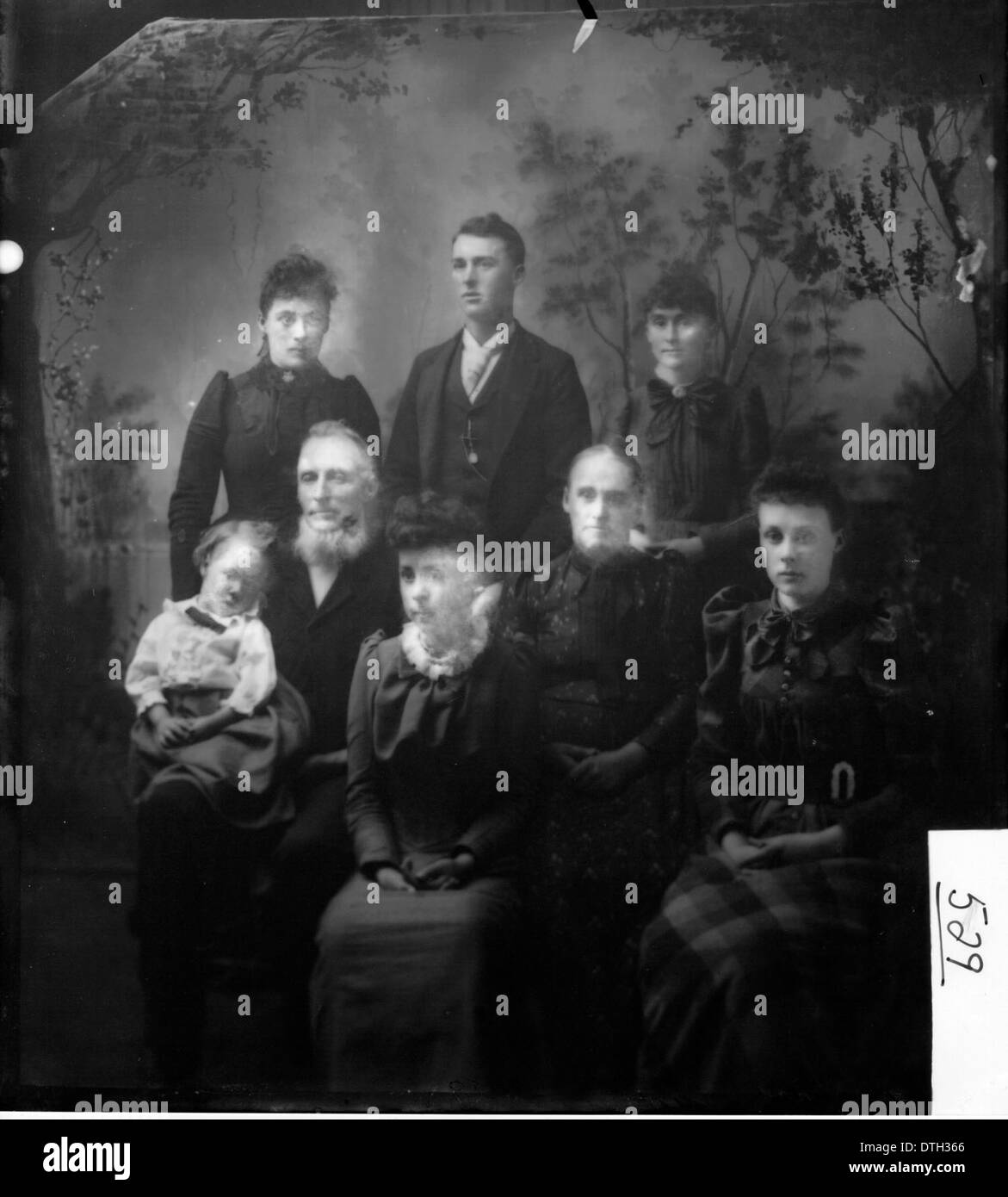 This portrait depicts the Shook family, capturing their unity and ...