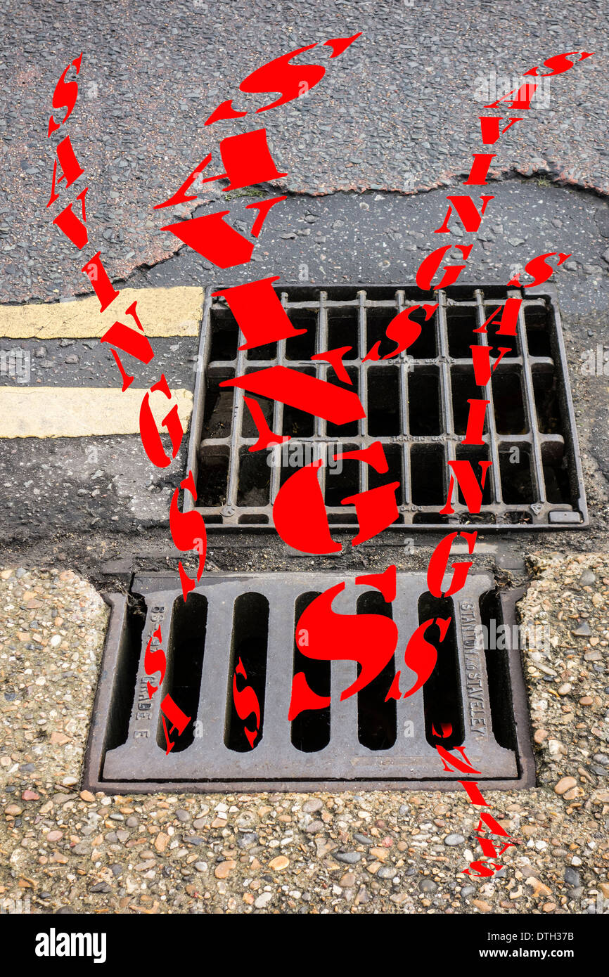 Savings going down the drain Stock Photo - Alamy