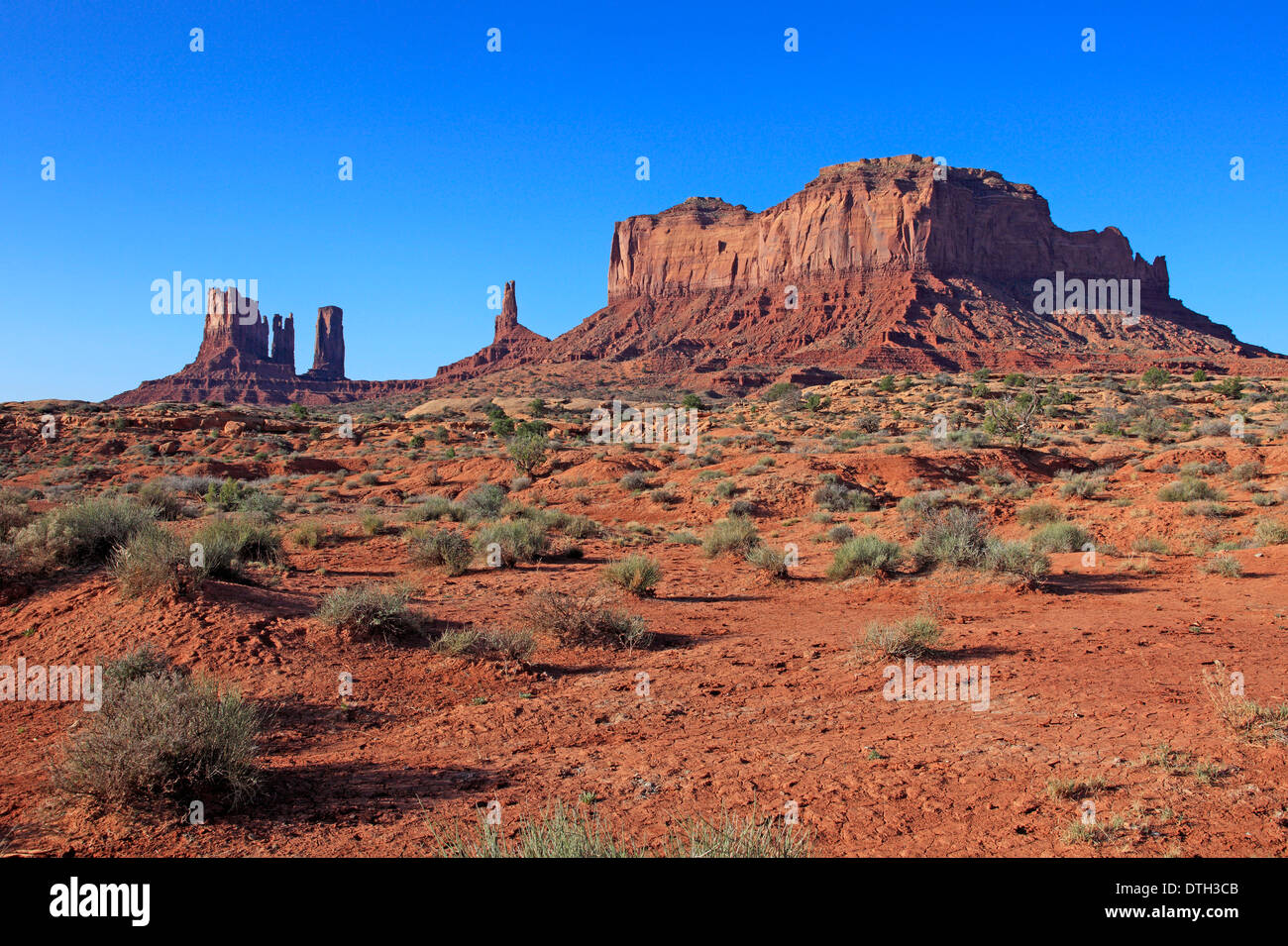 Mittens, Monument Valley, Tribal Park, Utah, USA Stock Photo - Alamy