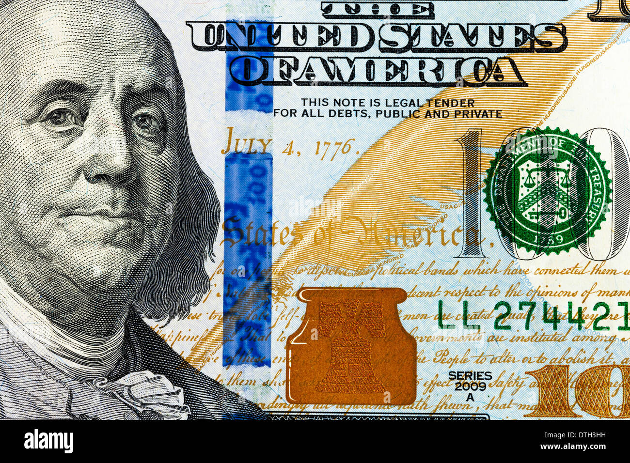 100 dollar bill hi-res stock photography and images - Alamy