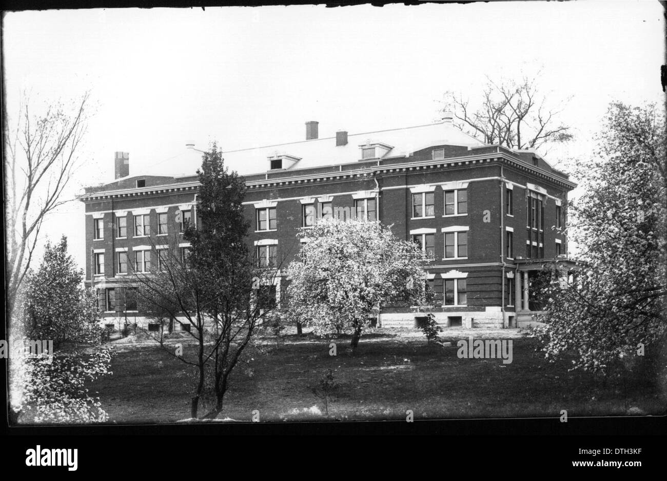 This photograph captures a historic view of the Western College ...