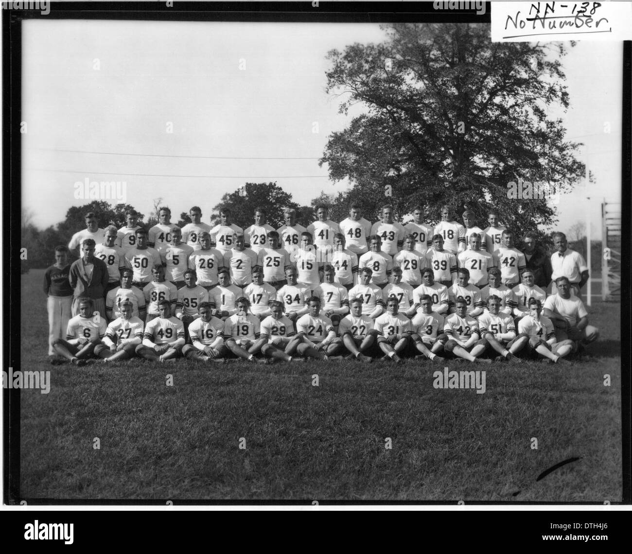 A group photo of the sports team Black and White Stock Photos & Images ...