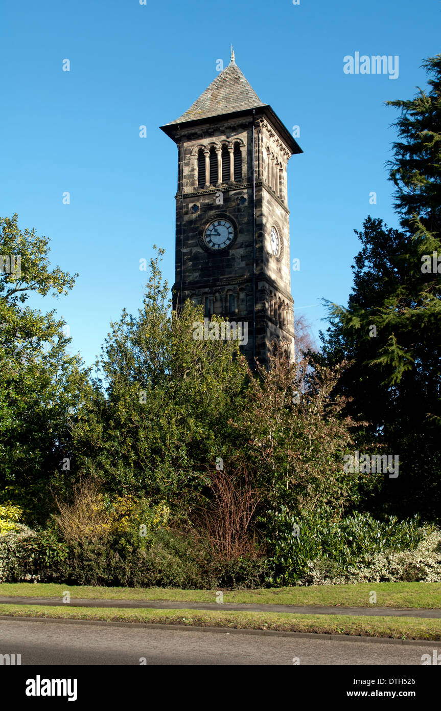 Friary Clock Tower, Lichfield, Staffordshire, England, UK Stock Photo ...