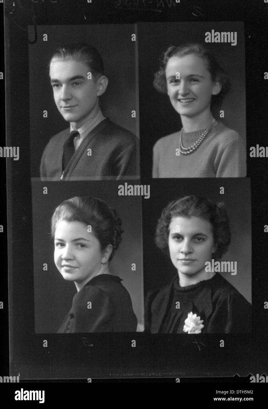 High school yearbook portraits hi-res stock photography and images - Alamy