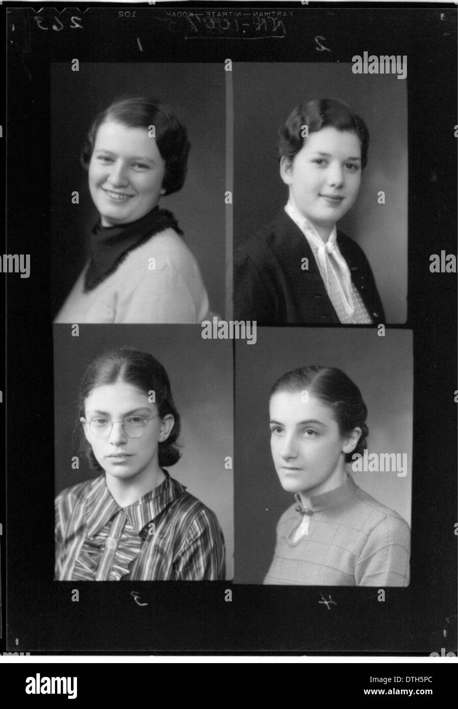 This 1937 yearbook portrait from McGuffey High School captures a moment ...
