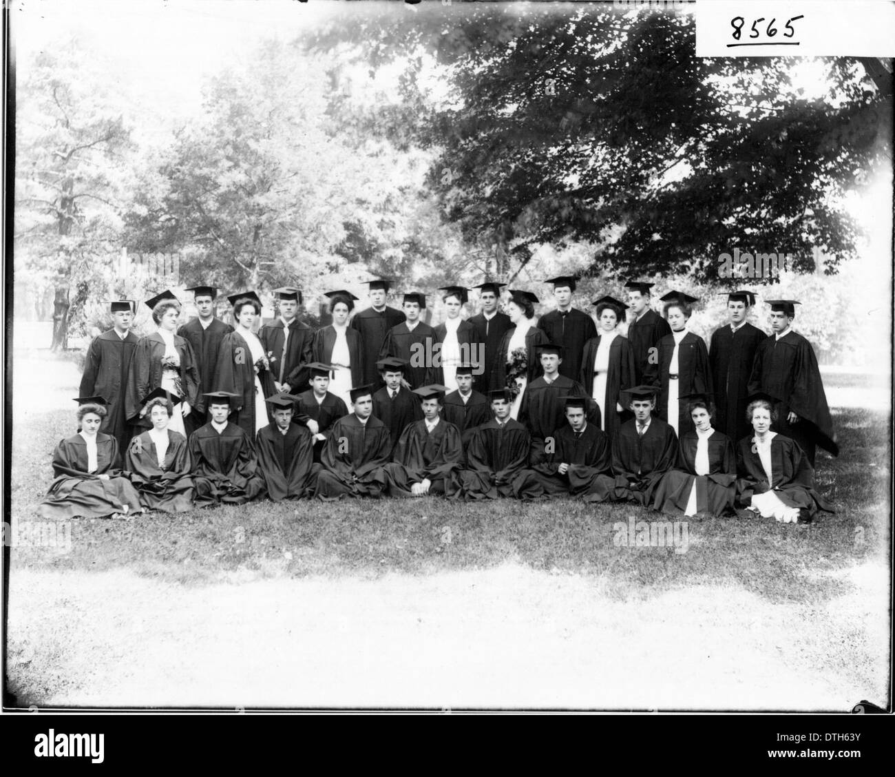 This group portrait captures the members of Miami Universityâ€™s Class ...