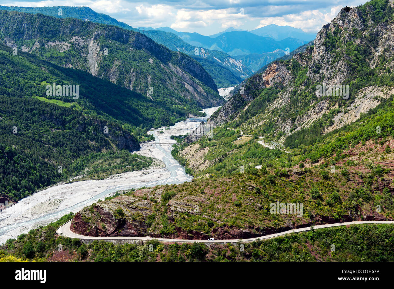 Europe, France, Alpes-Maritimes, Mercantour National Park, valley of ...