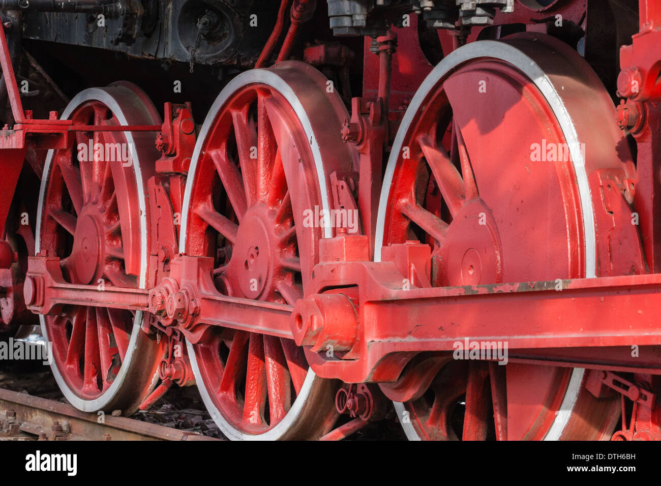 Steam spoke wheels hi-res stock photography and images - Alamy