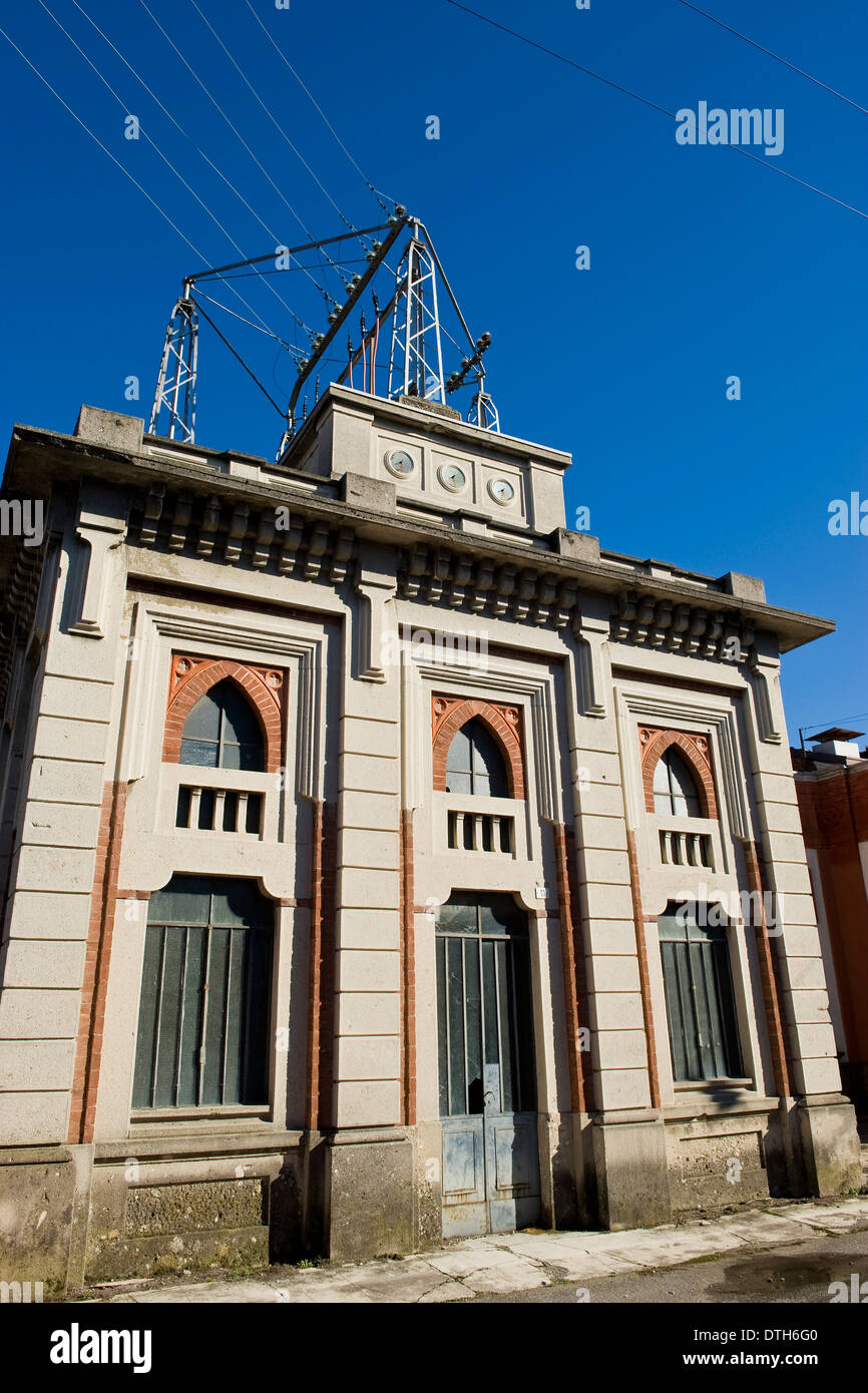 Italy, Crespi d'Adda, power plant Stock Photo - Alamy