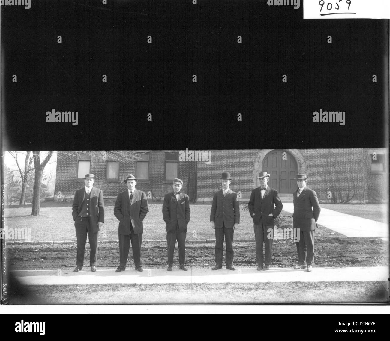 This photograph from 1909 shows the junior class members of Miami ...
