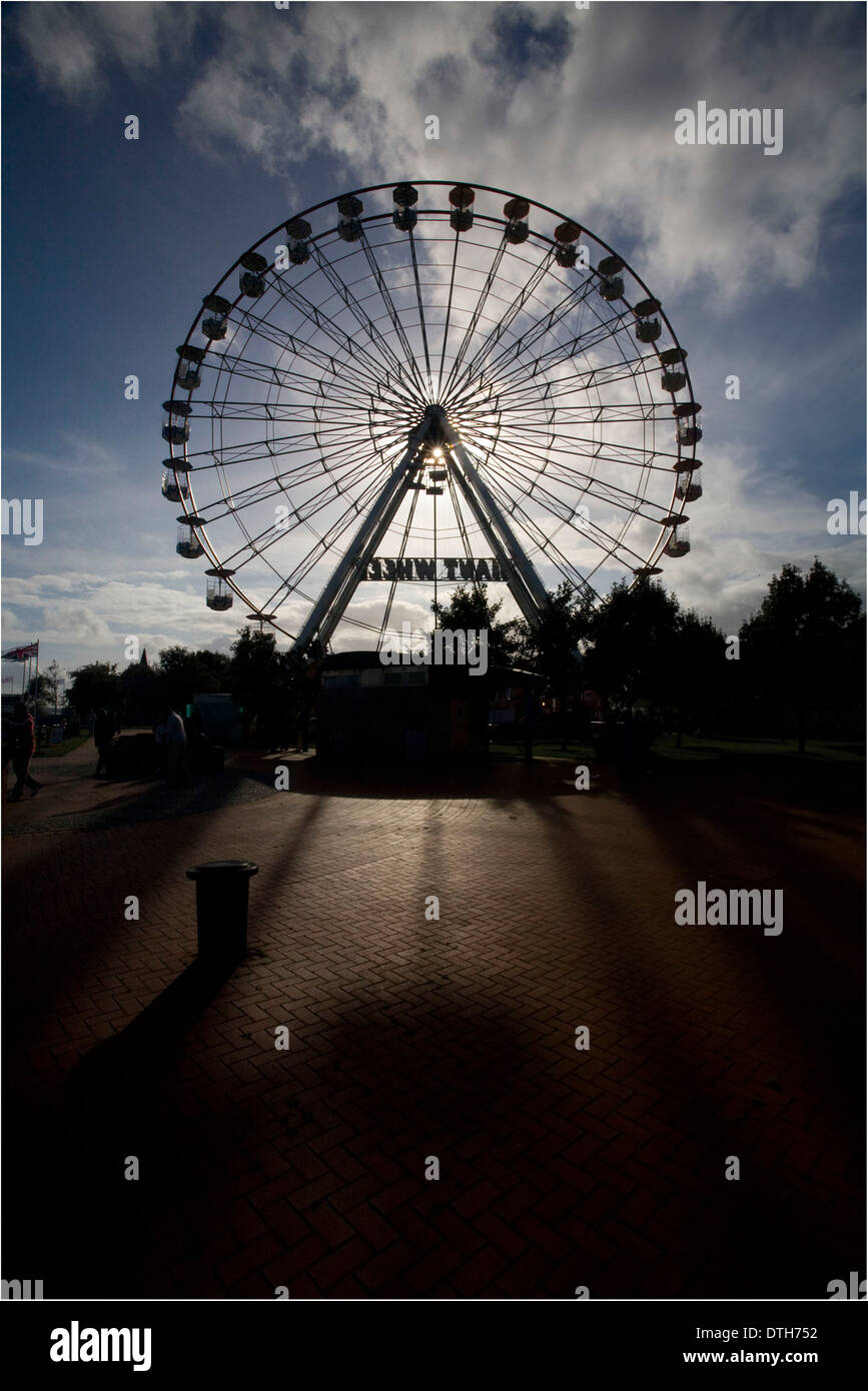 ferris wheel at the Harbour Festival Cardiff Stock Photo - Alamy