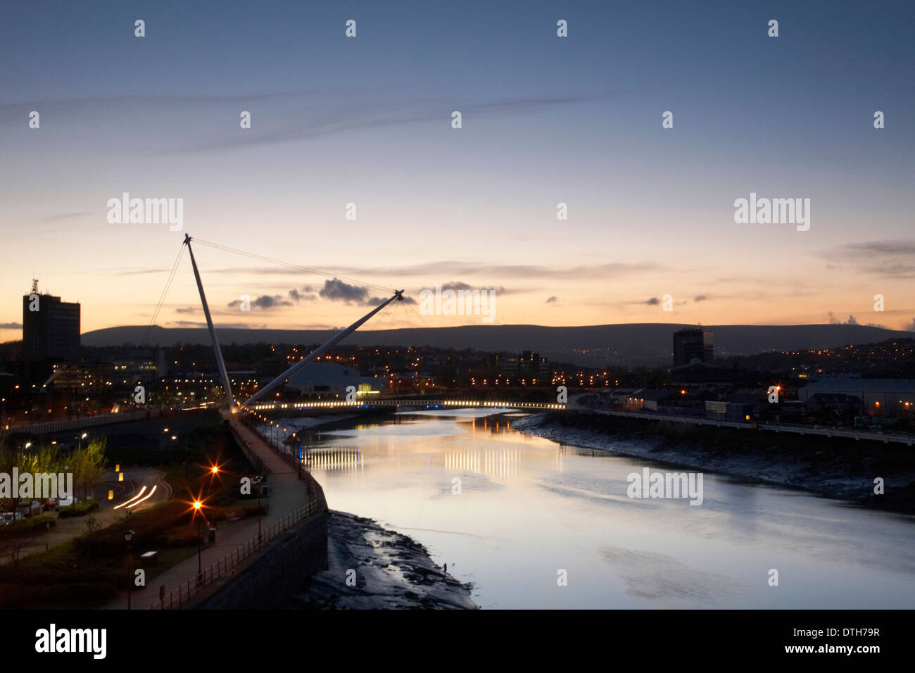 Newport road bridge, South Wales Stock Photo - Alamy