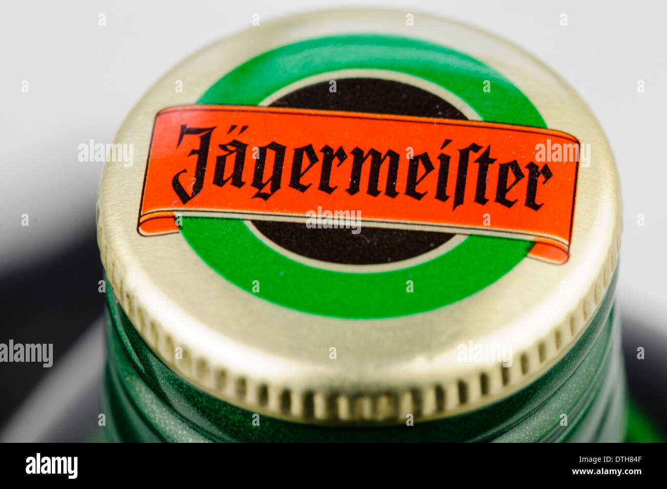 Jagermeister, a German herbal liqueur, the main ingredient in the ...