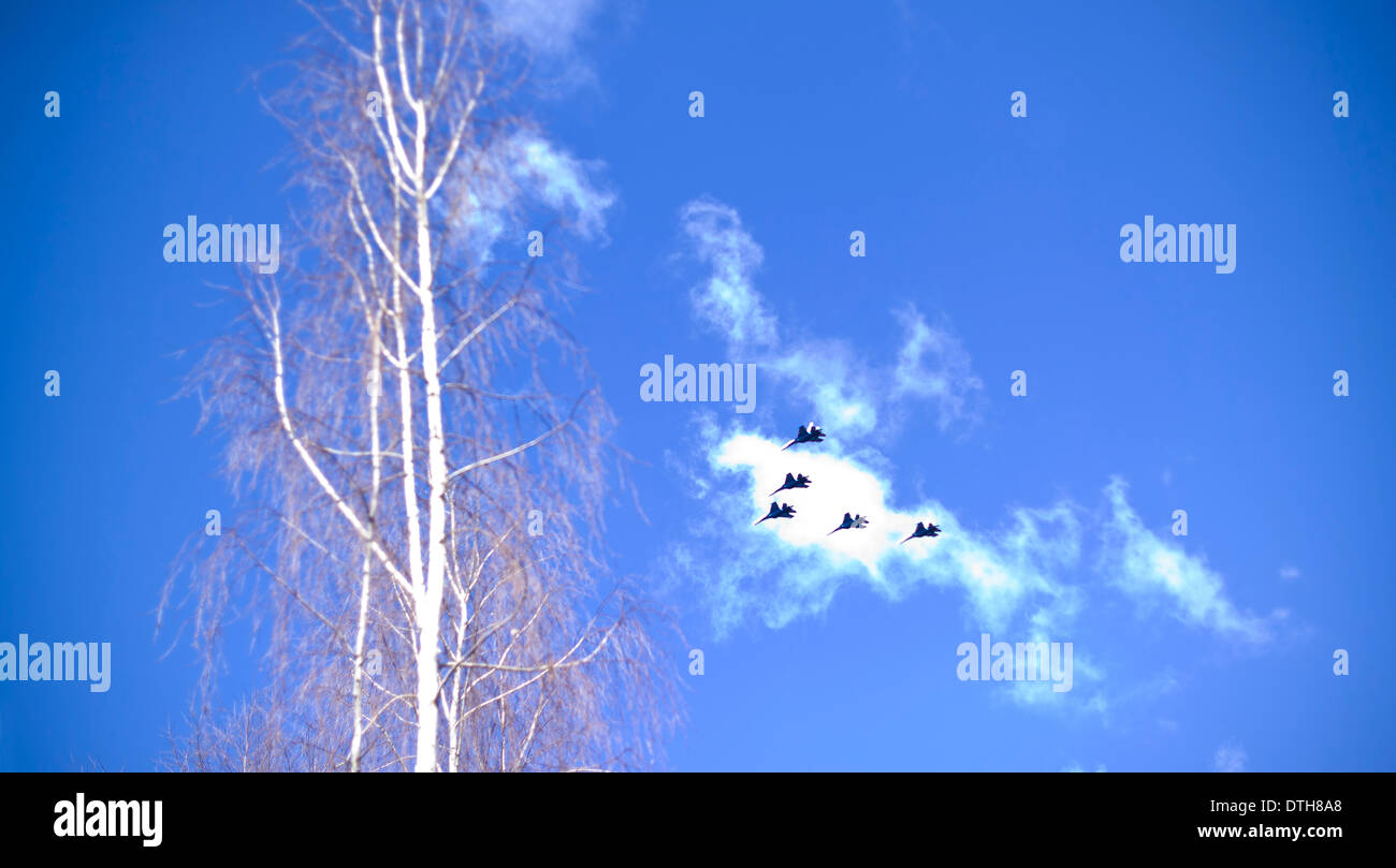 group of military jet fighters Stock Photo - Alamy