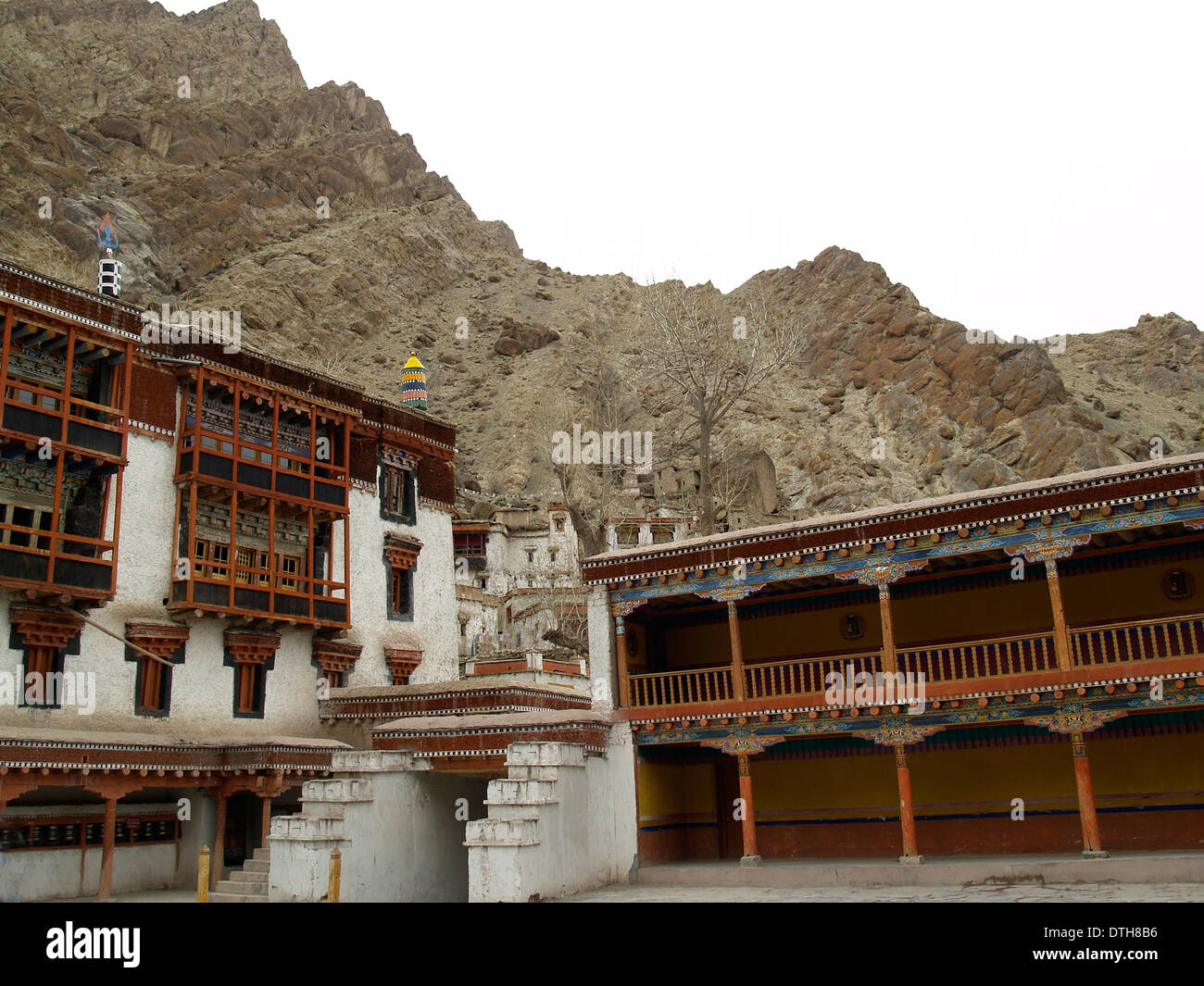 The interior courtyard of the Hemis Monastery,Ladakh Stock Photo - Alamy