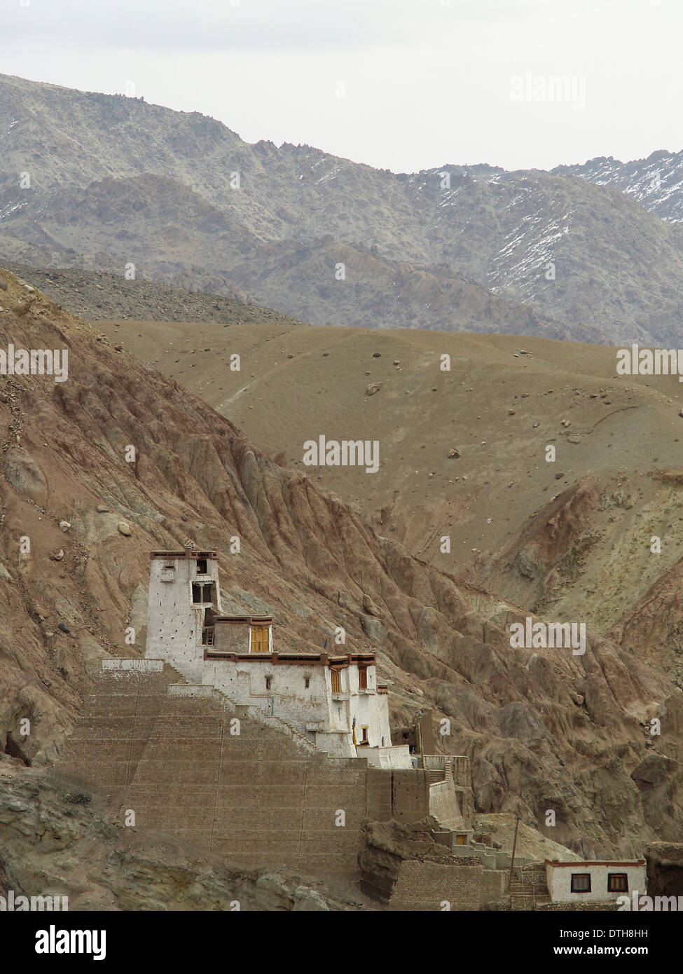 A monastery in the mountains of Ladakh,India Stock Photo - Alamy