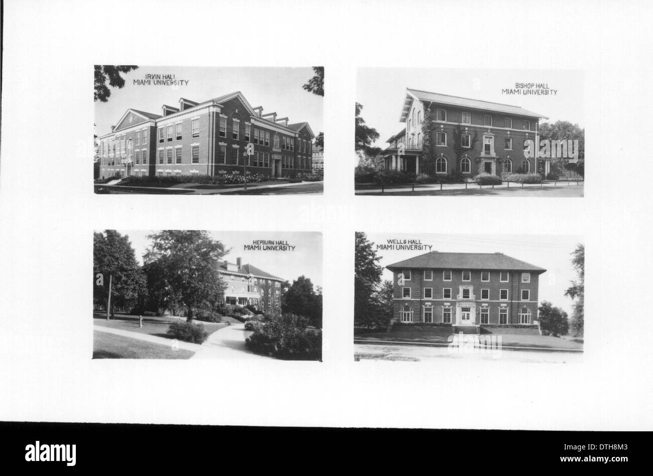 This composite photograph showcases multiple dormitory buildings of ...