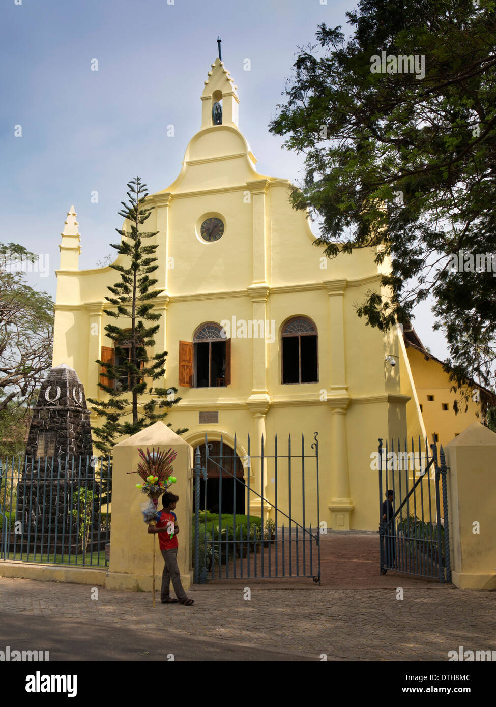India, Kerala, Fort Cochin, St Francis Church, former Dutch colonial ...