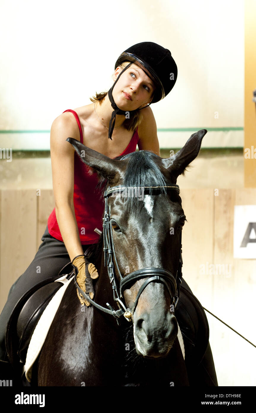 Horse Model Girl High Resolution Stock Photography and Images - Alamy