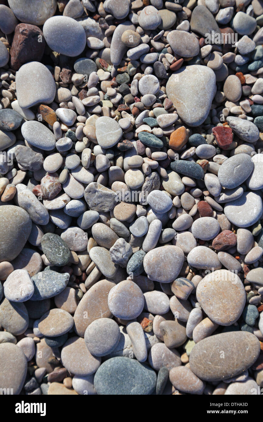 small round stones on the sea beach Stock Photo - Alamy