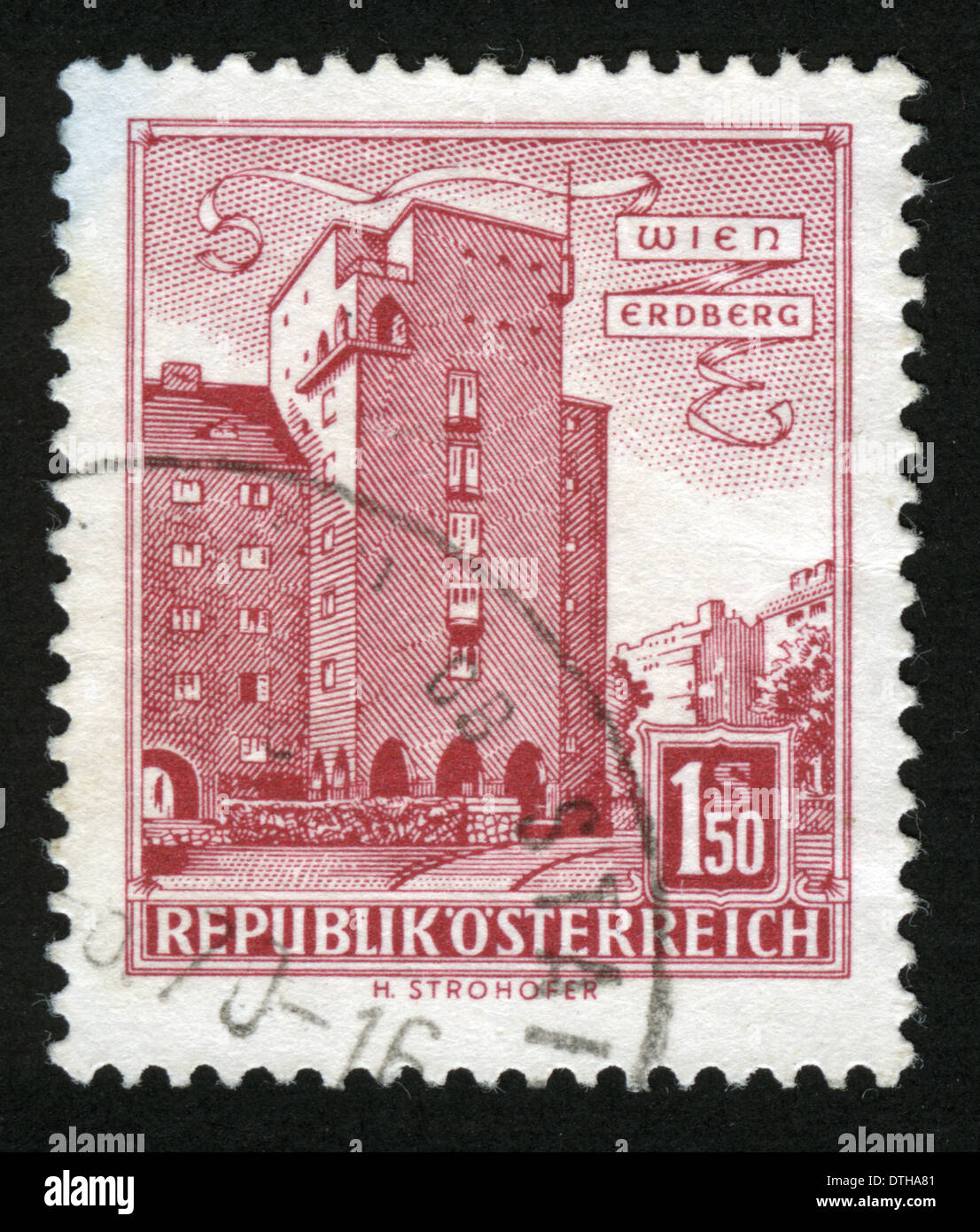 Austrian stamp 1950s hi-res stock photography and images - Alamy
