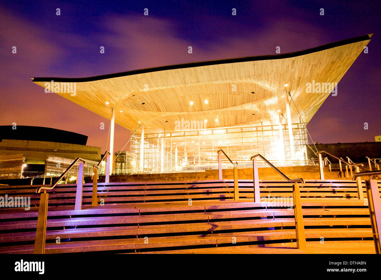 Senedd (Assemnbly Building) Cardiff Bay Stock Photo - Alamy
