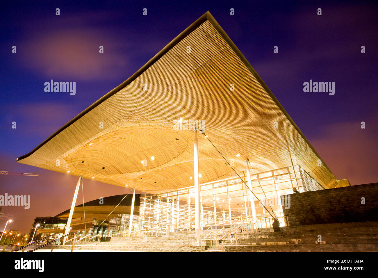 Senedd (Assemnbly Building) Cardiff Bay Stock Photo - Alamy