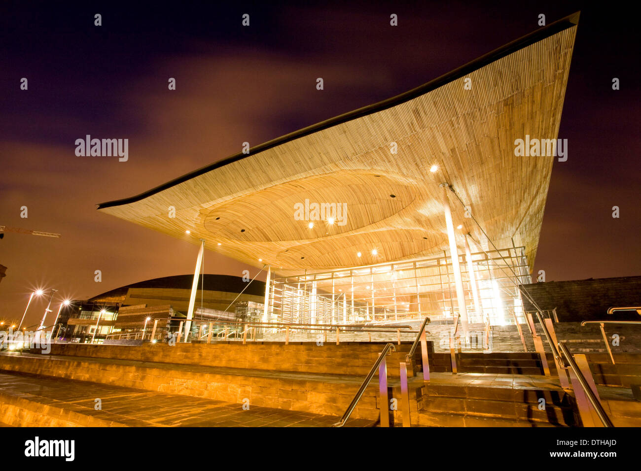 Senedd (Assemnbly Building) Cardiff Bay Stock Photo - Alamy