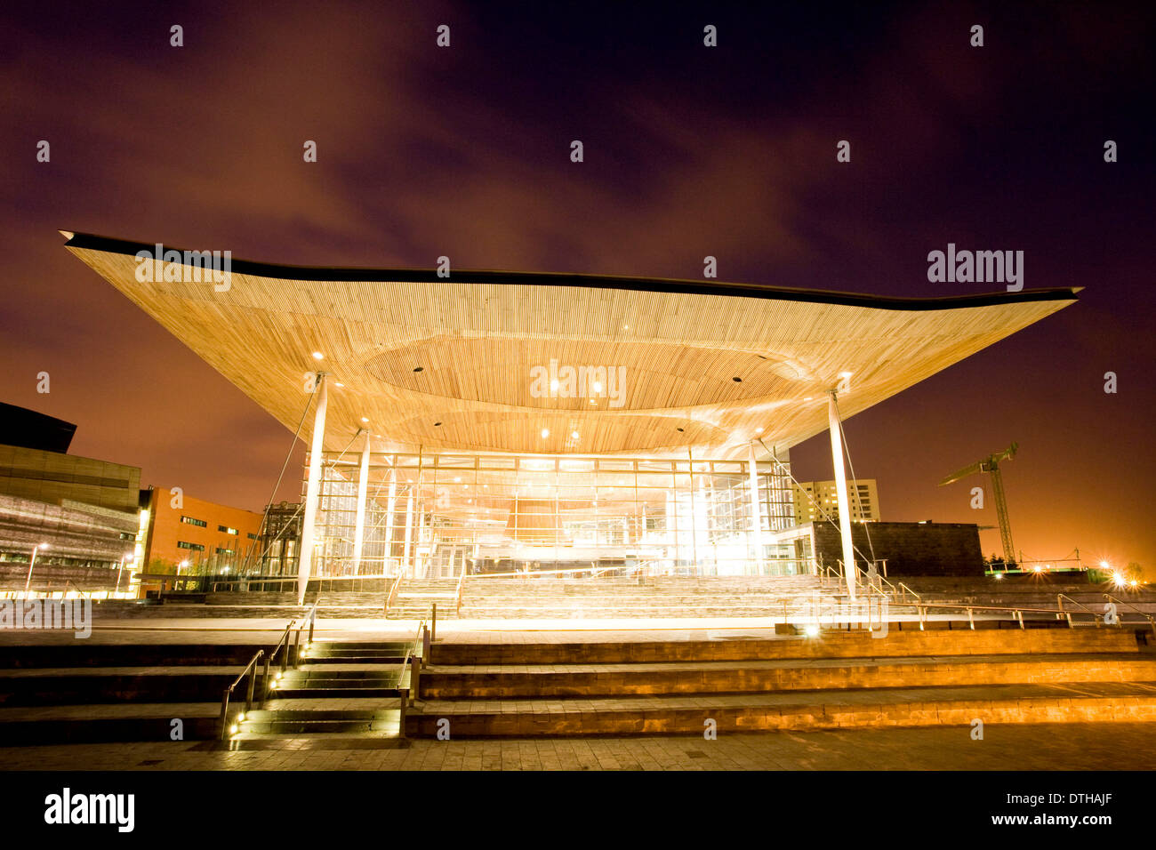 The interior of the senedd hi-res stock photography and images - Alamy
