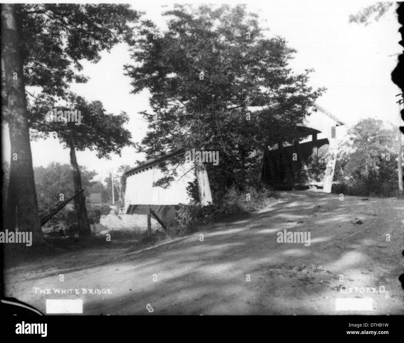 Covered bridge photography Black and White Stock Photos & Images - Alamy