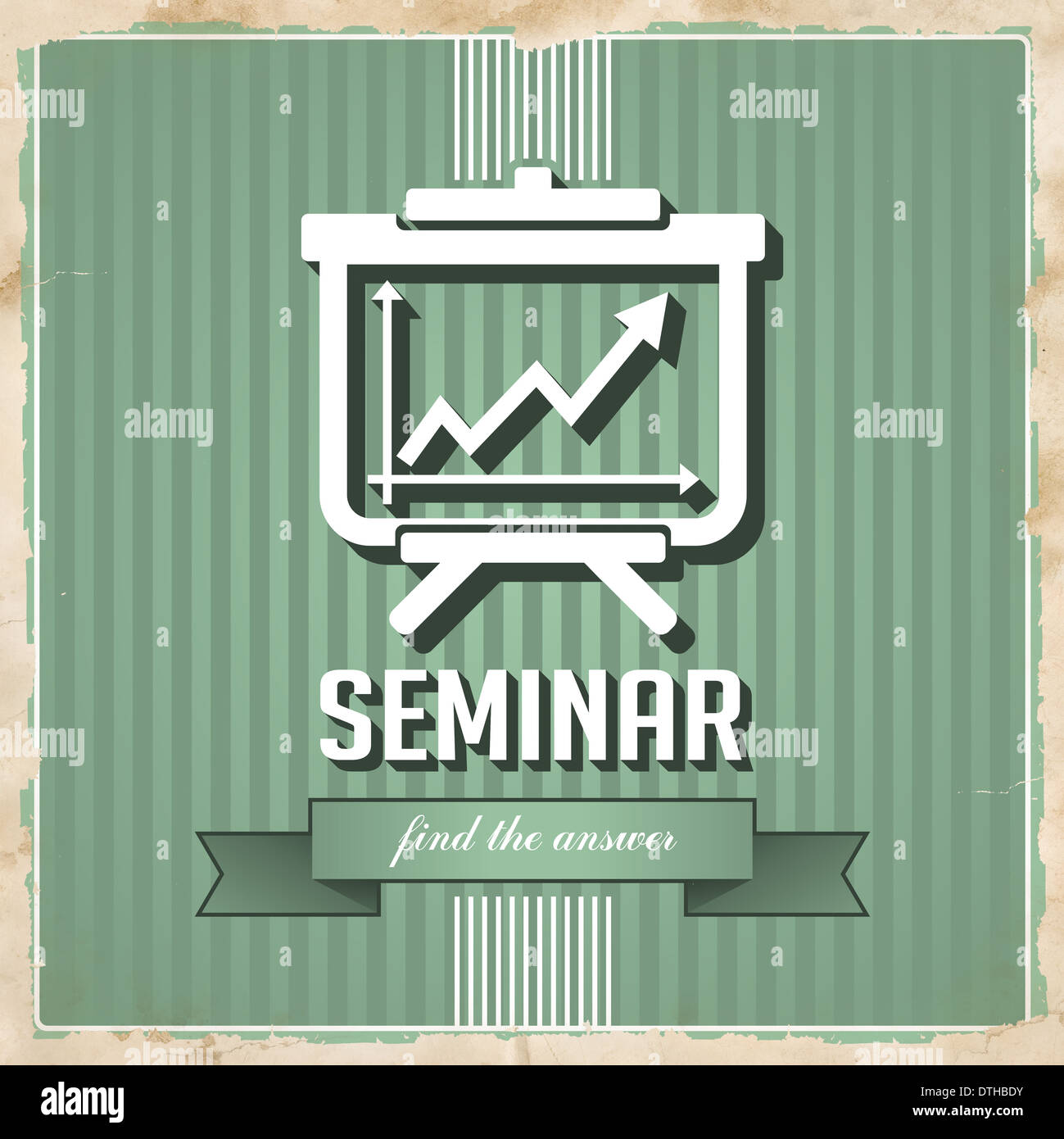 Design poster seminar hi-res stock photography and images - Alamy