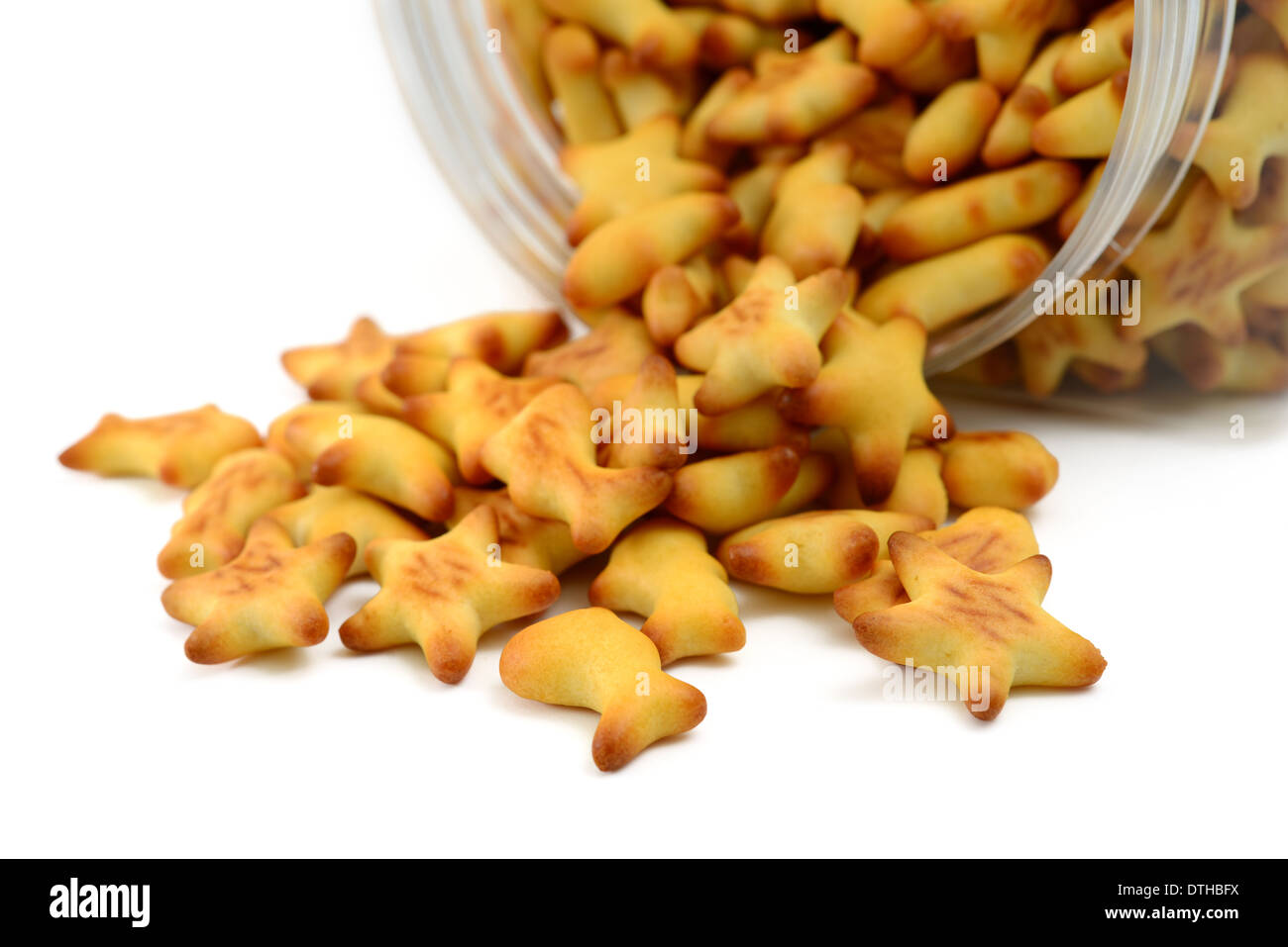 crackers in plastic box Stock Photo - Alamy