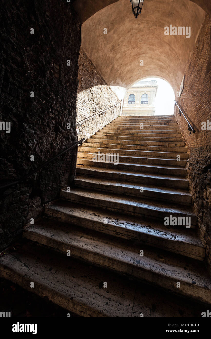 Italy stairs stone hi-res stock photography and images - Alamy