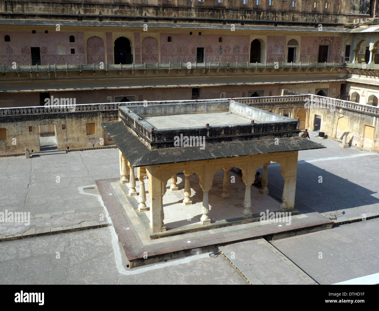 Courtyard of amber fort rajasthan india hi-res stock photography and ...