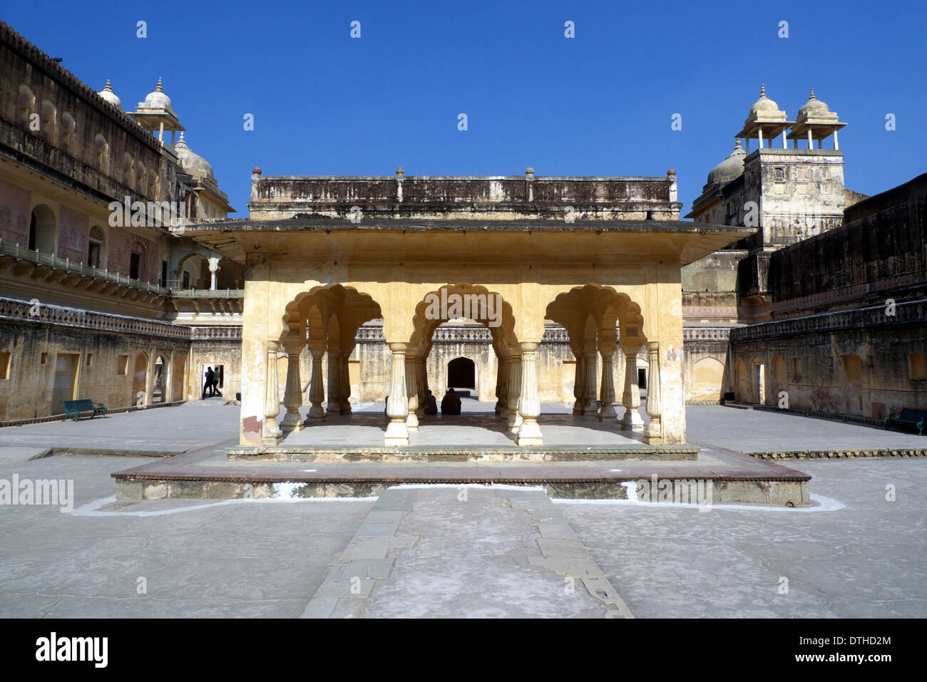 Amber fort india interior hi-res stock photography and images - Alamy