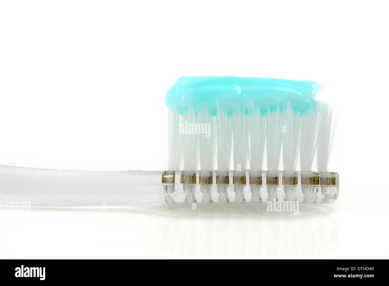 Toothbrush with toothpaste Cut Out Stock Images & Pictures - Alamy
