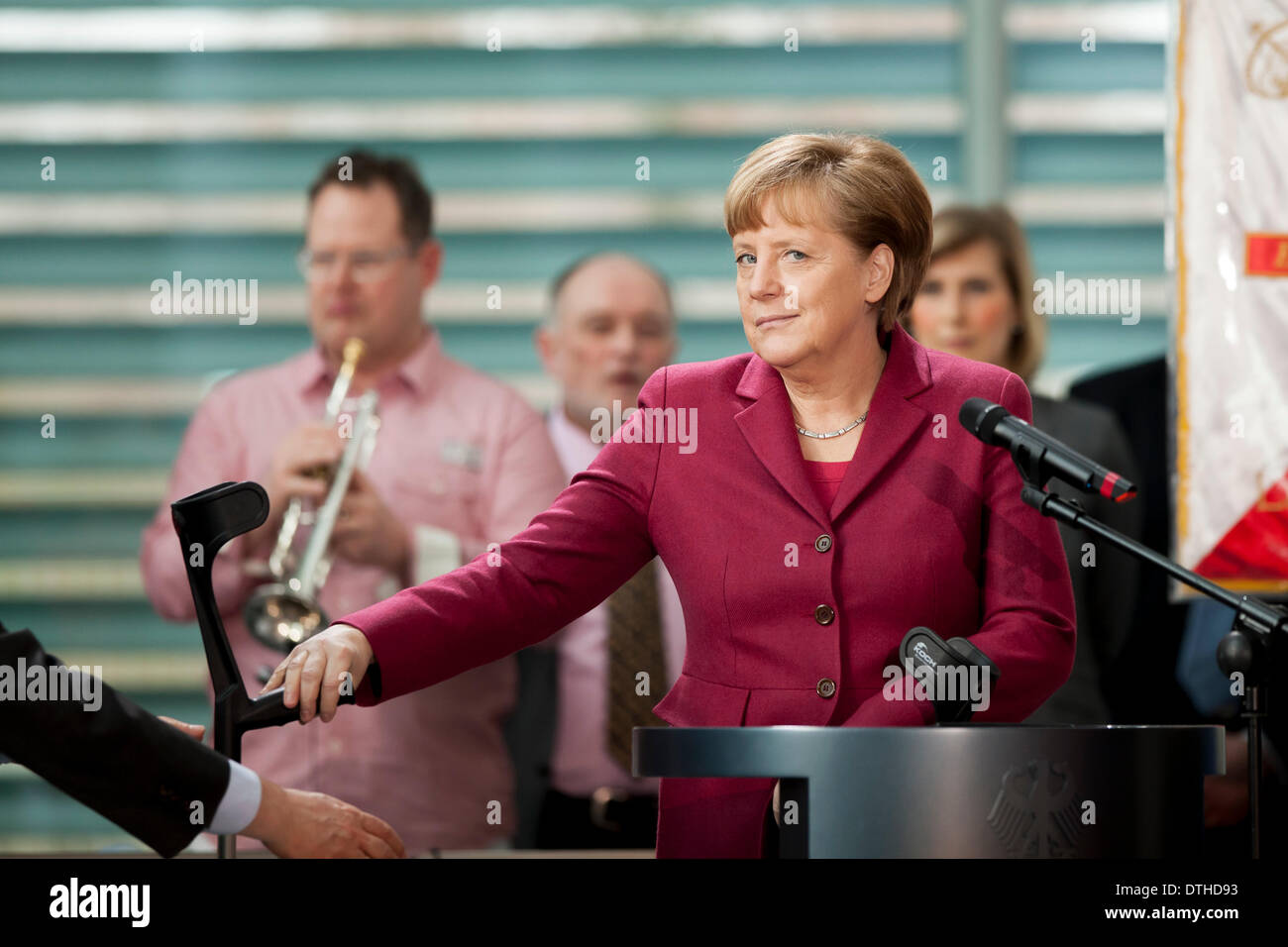 Berlin, Germany. February 18th, 2014. Orden reception of the Federal ...