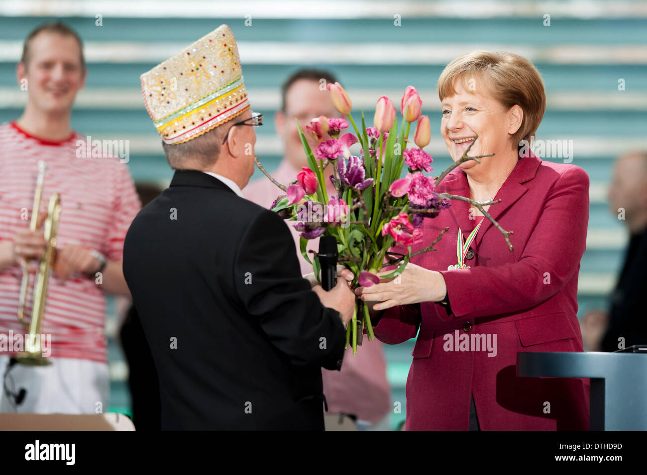 Berlin, Germany. February 18th, 2014. Orden reception of the Federal ...