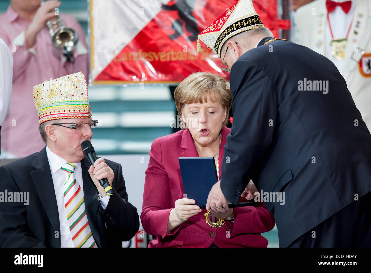 Berlin, Germany. February 18th, 2014. Orden reception of the Federal ...