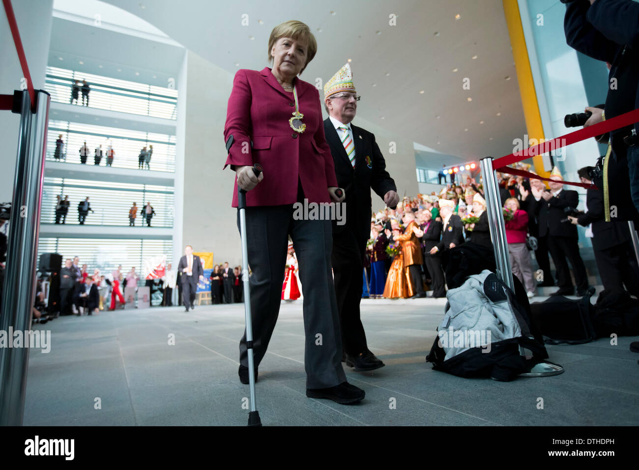 Berlin, Germany. February 18th, 2014. Orden reception of the Federal ...